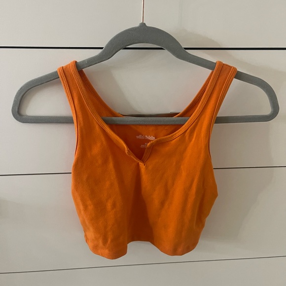 wild fable | Tops | Orange Wild Fable Cropped Tank | Poshmark